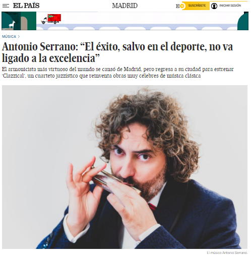ARTÍCULO DE FERNANDO NEIRA EN EL PAIS SOBRE ANTONIO SERRANO | Kamala ...